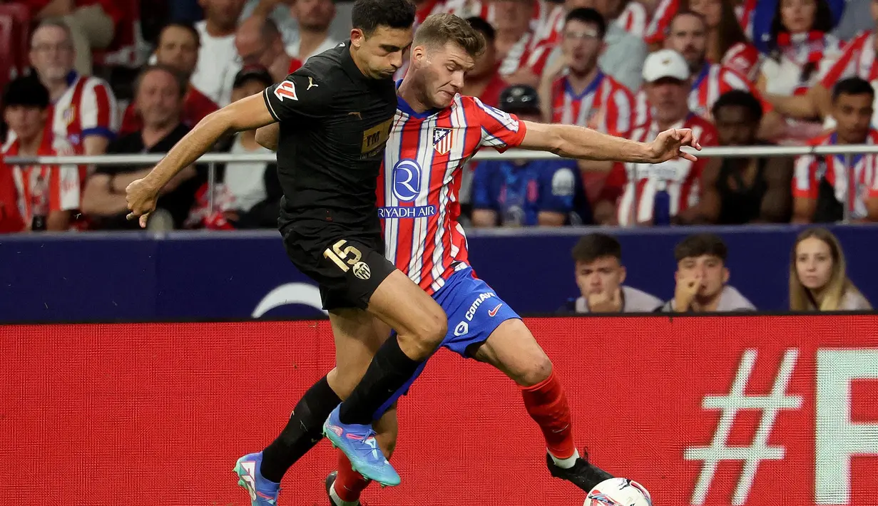 Menjamu Valencia, Atletico Madrid Berpesta Gol - Foto Liputan6.com