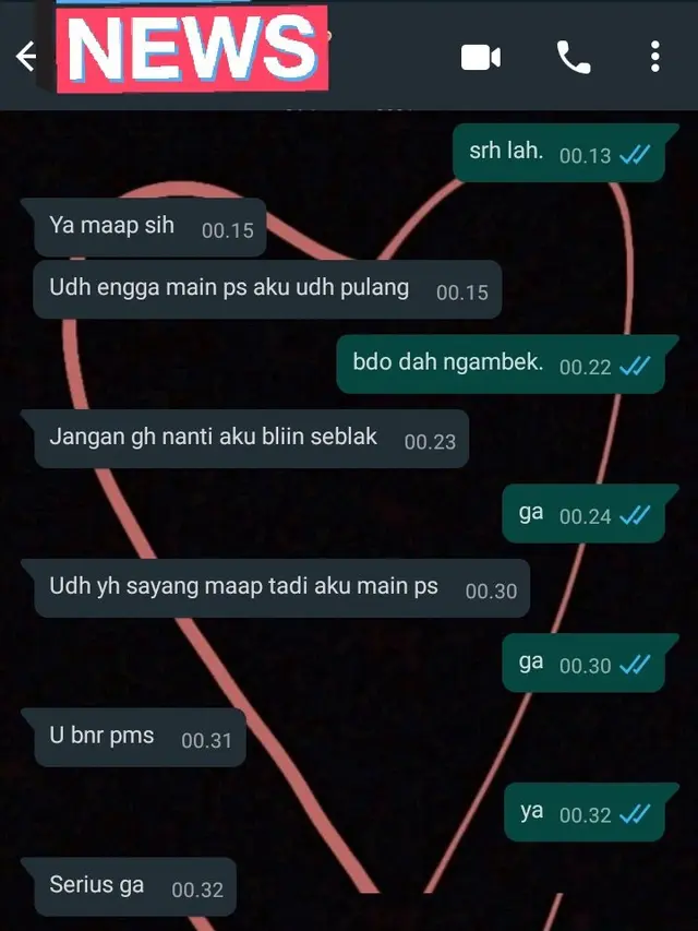 6 Chat Cowok Minta Maaf ke Pacar Ketika Berantem Ini Bikin Senyum - Hot Liputan6.com