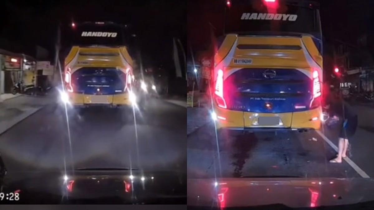Tingkah Sopir Bus Ini Ngeselin Banget, Pasang Lampu Menyilaukan Mata ...