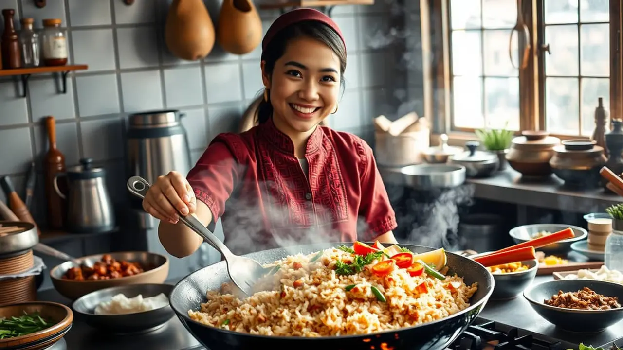 Resep Membuat Nasi Goreng Lezat dan Praktis - Feeds Liputan6.com