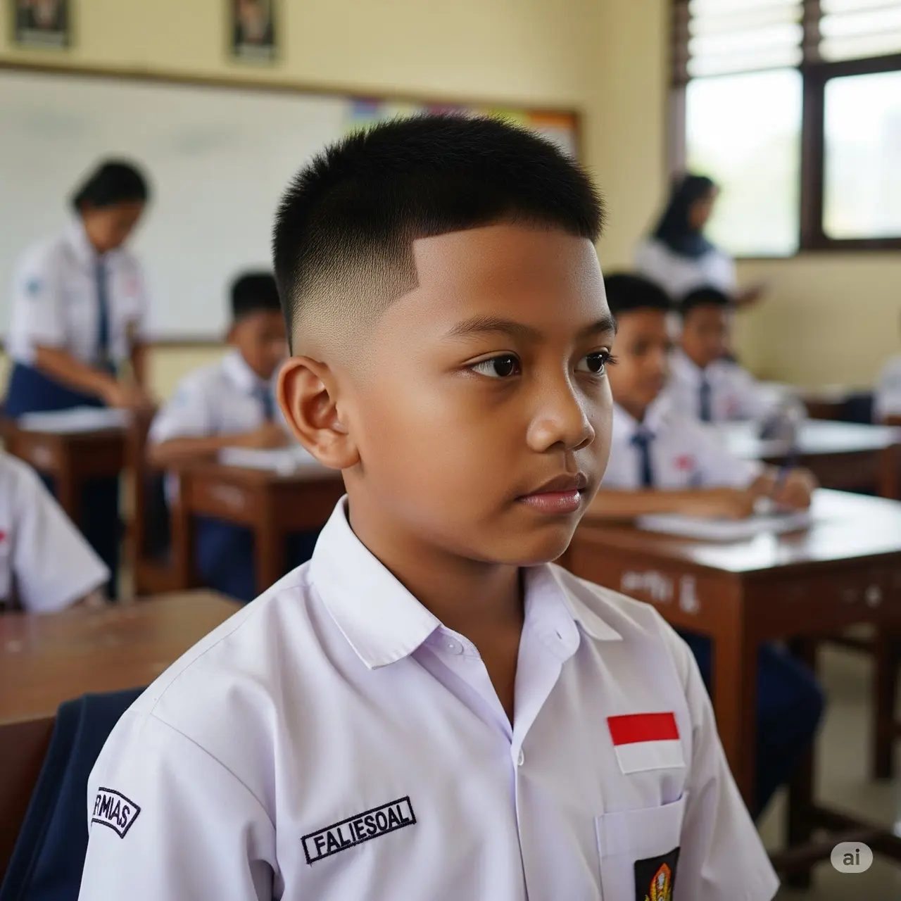 14 Model Rambut Anak Sekolah SD Kekinian, Rapi dan Keren Sesuai Tata ...