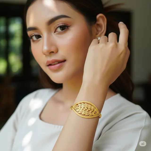 7 Model Gelang Emas 5 Mayam untuk Ibu Muda, Tampil Elegan di Segala ...