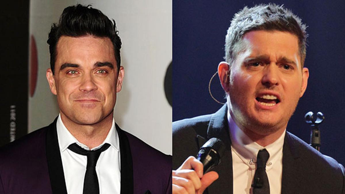 Robbie Williams and Michael Bublé combine their sweet, fiery hit Soda ...