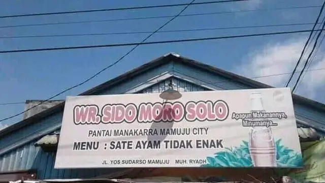 10 Spanduk Iklan Super Kocak, Bikin Terkekeh-kekeh - Citizen6 Liputan6.com