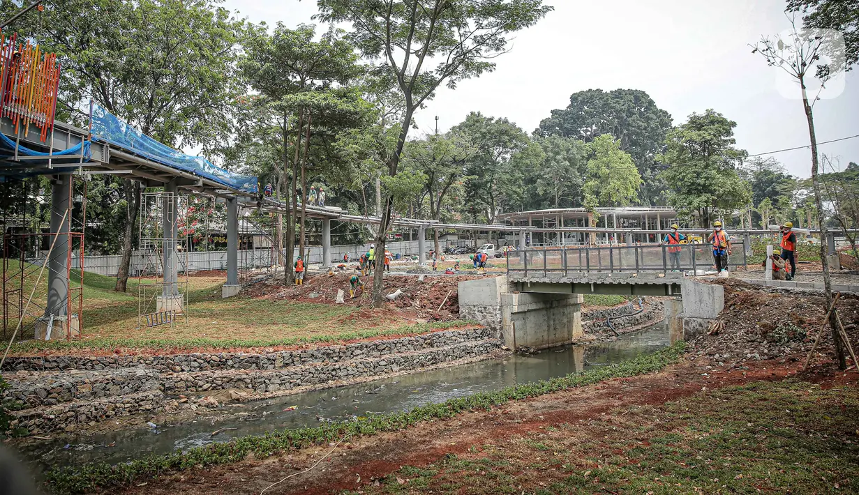 FOTO: Revitalisasi Taman Tebet Menjadi Tebet Eco Garden - Foto Liputan6.com