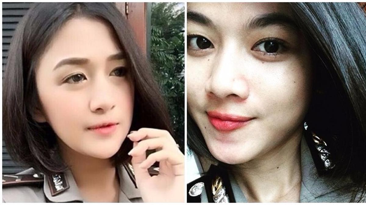 Polwan Cantik Bripda Muthia vs Briptu Dara, Lebih Suka Siapa?