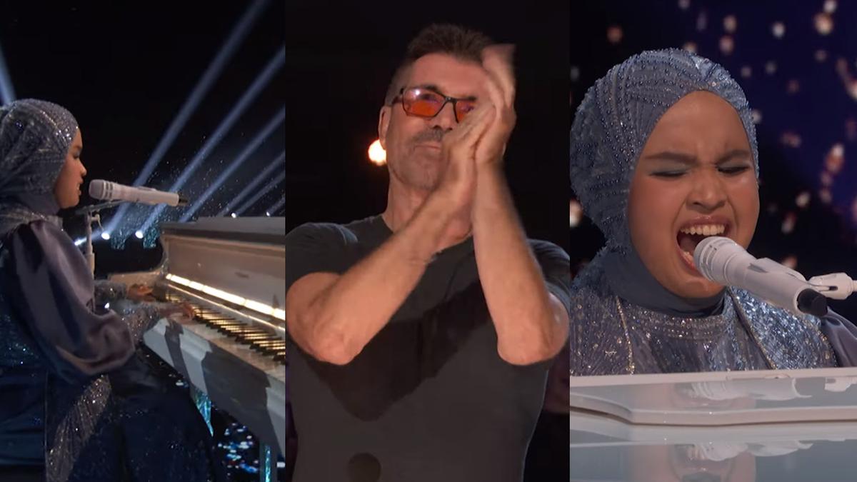 10 Potret Putri Ariani di Final AGT 2023, Simon Cowell Beri Hadiah Pelukan