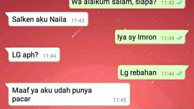 Chat Netizen Saat Ajak Kenalan Ini Bikin Senyum Sendiri Hot Liputan Com