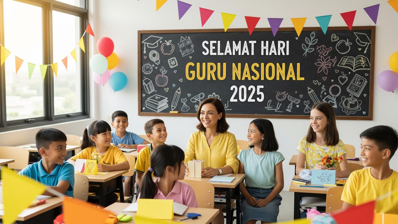 60 Ucapan Hari Guru Nasional 2025, dari Formal, Puitis, hingga ...