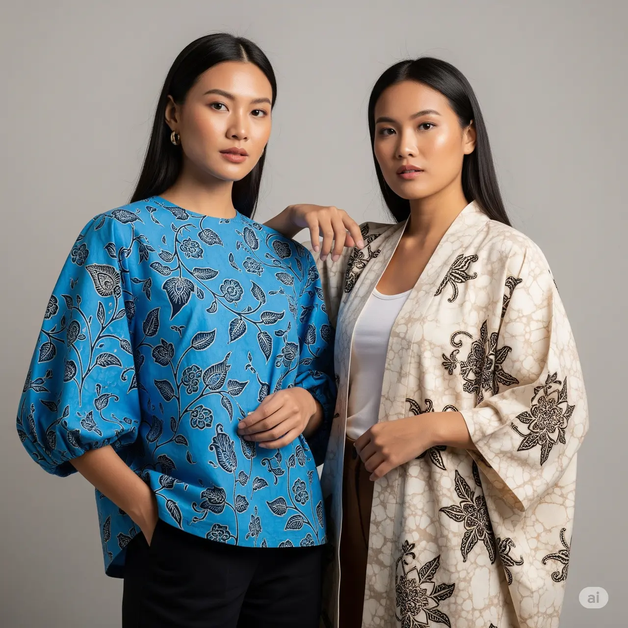 9 Model Atasan Batik Wanita Trendy 2025: Modern, Stylish, Elegan - Hot ...