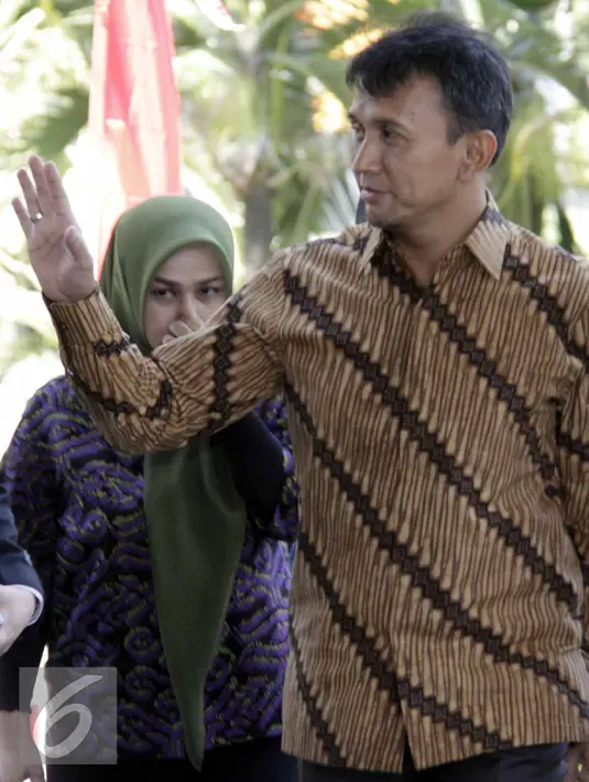 Gatot Pujo Nugroho dan Evy Susanti Penuhi Panggilan KPK - Foto Liputan6.com