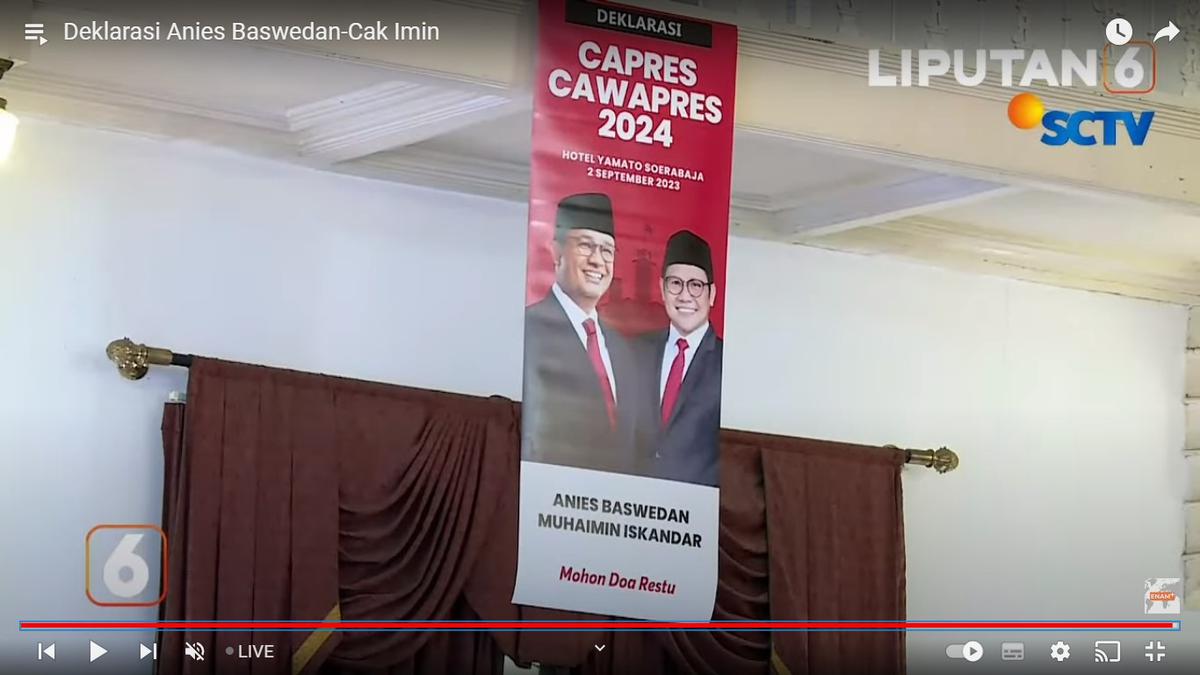 Surya Paloh Sebut Anies-Cak Imin Duet Capres-Cawapres yang Pertama Daftar ke KPU - Pemilu ...