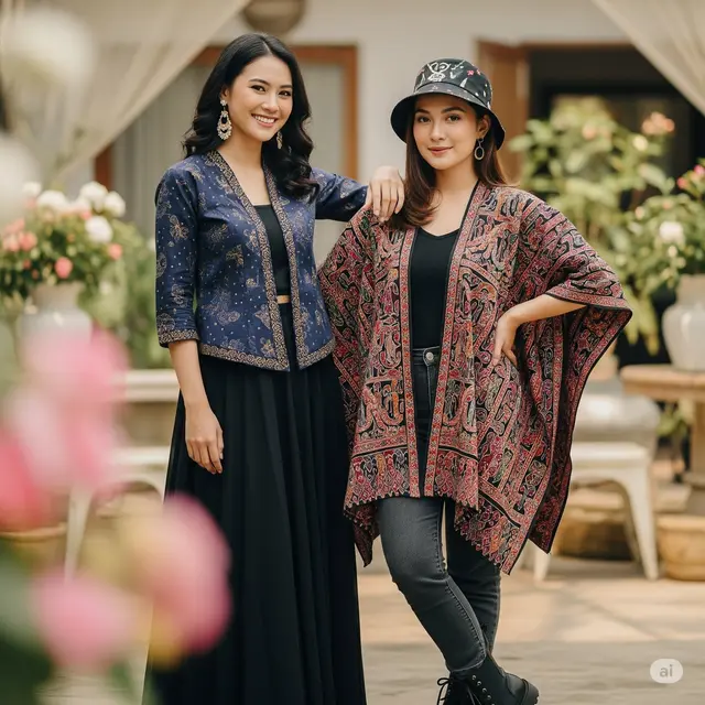 15 Outer Batik Wanita Layering Terbaik di 2025, Stylish, Unik, dan ...