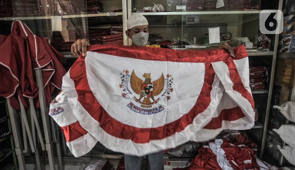 FOTO: Penjualan Bendera Merah Putih via e-Commerce Meningkat - Foto ...
