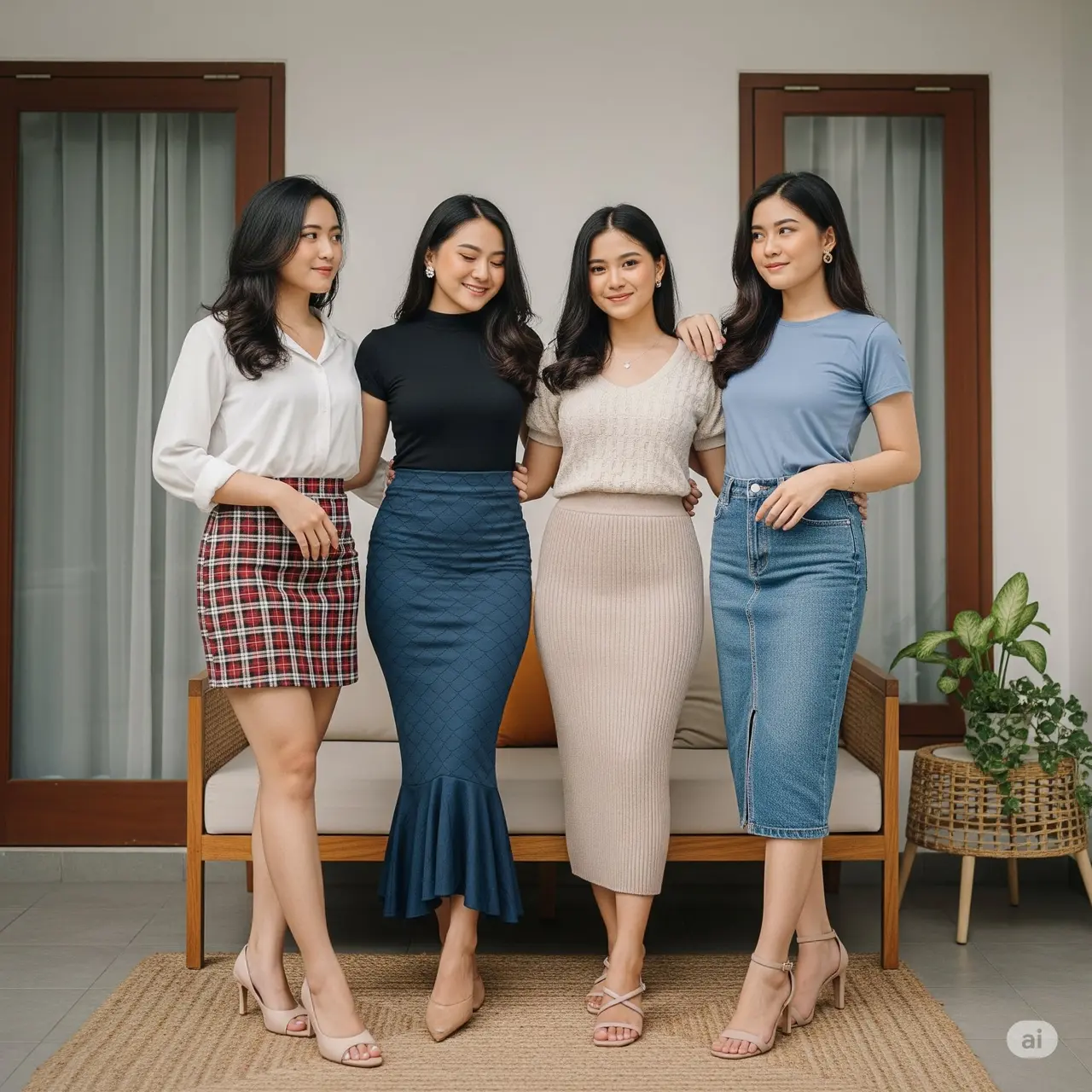 13 Model Rok Span Terbaru 2025, Tampil Menawan & Langsing dengan Siluet ...