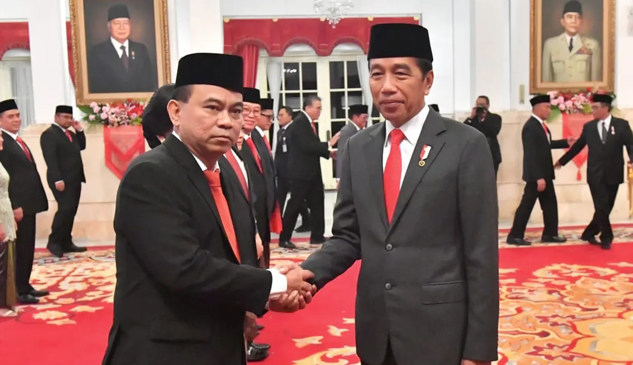 Presiden Jokowi Resmi Lantik Budi Arie Setiadi sebagai Menkominfo Baru - Foto Liputan6.com