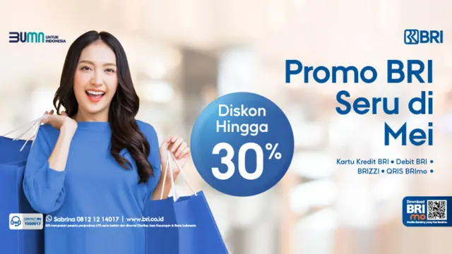 Mau Makan dan Belanja Tanpa Bikin Kantong Menangis? Pakai Promo Seru BRI Aja! - Bisnis Liputan6.com