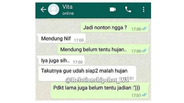 6 Chat Ajak Gebetan Nonton Film di Bioskop Ini Balasannya Tak Terduga - Hot Liputan6.com