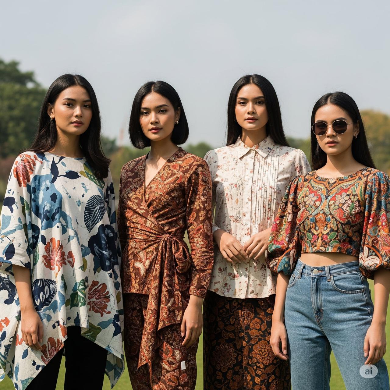 10 Model Baju Batik Wanita Lengan Panjang Terbaru 2025, Lengkap dengan ...