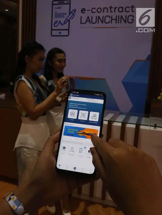 FOTO: Permudah Pelanggan dan Diler dengan Aplikasi E-Contract - Foto ...