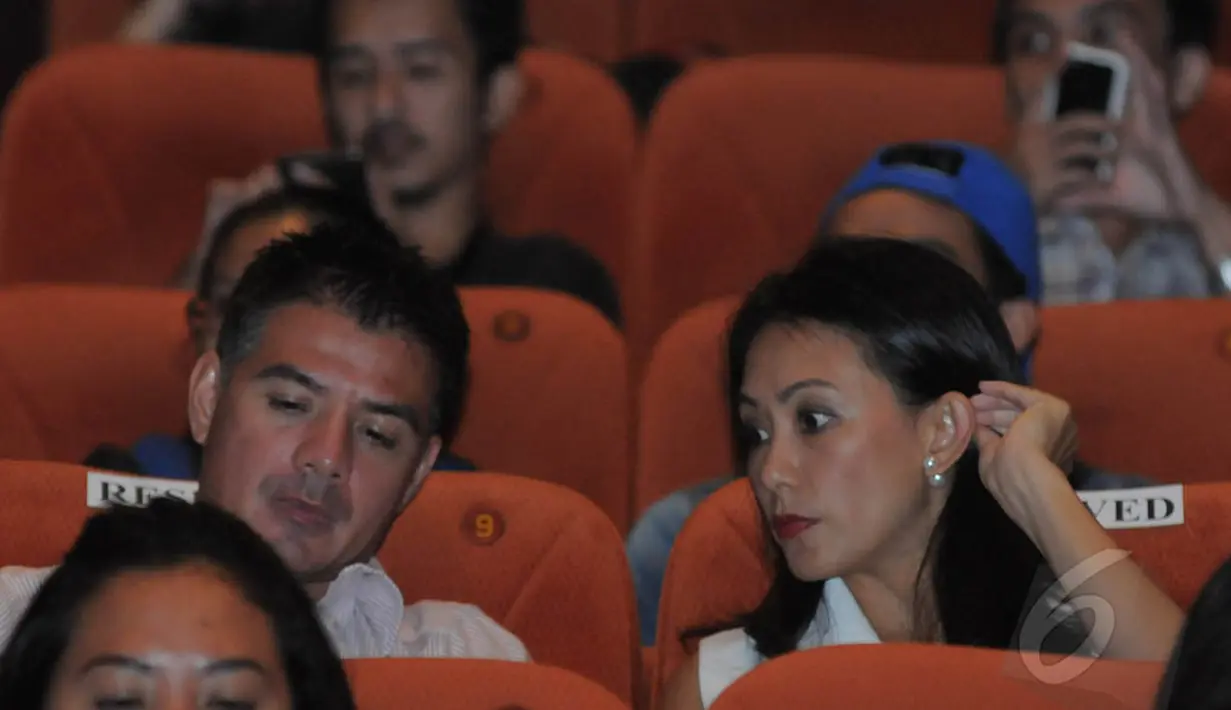 Joe Taslim dan Pecinta Film di Premier Film Blackhat - Foto Liputan6.com