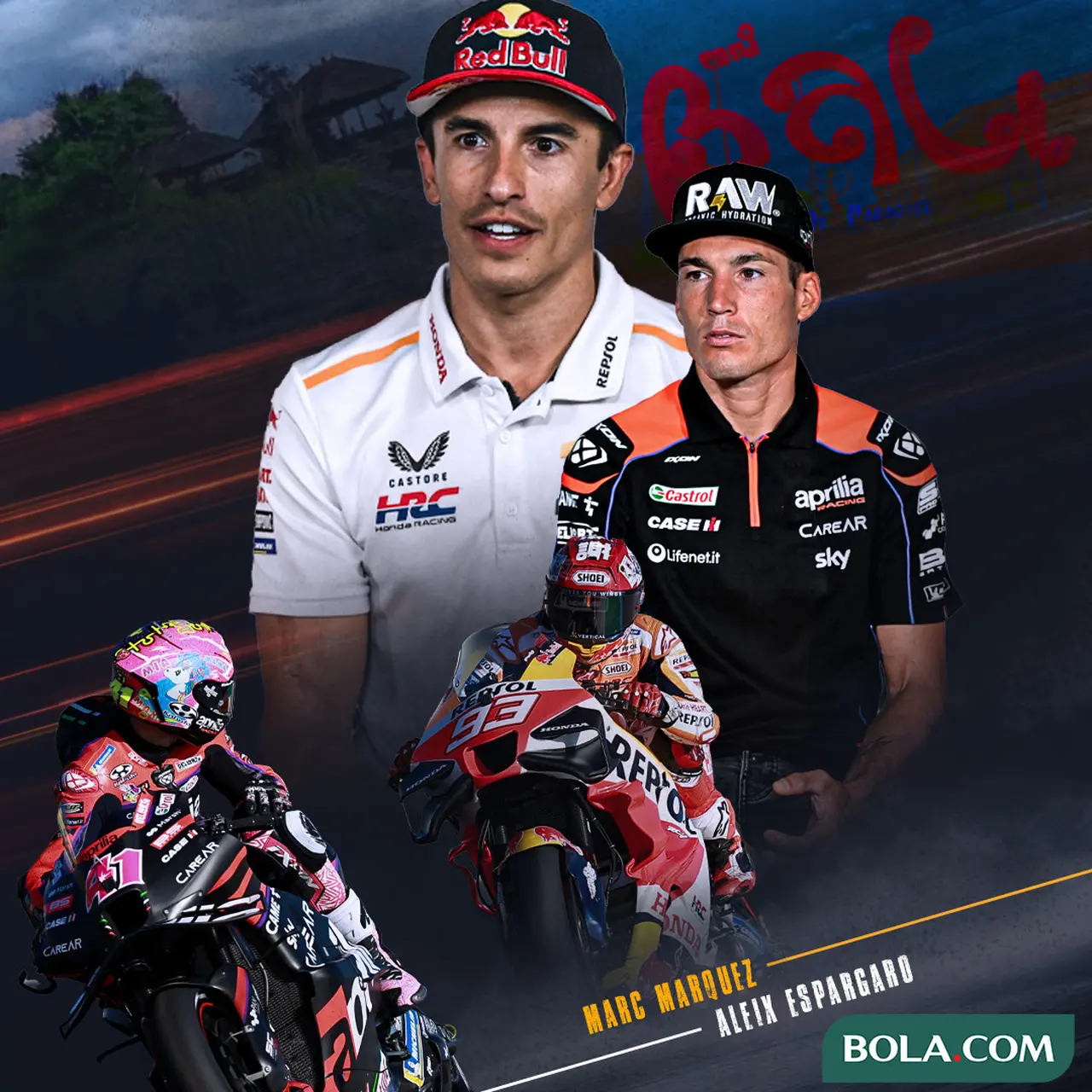 4 Pembalap MotoGP yang Gemar ke Indonesia untuk Berlibur: Si Bucin Marc Marquez, Aleix Espargaro ...