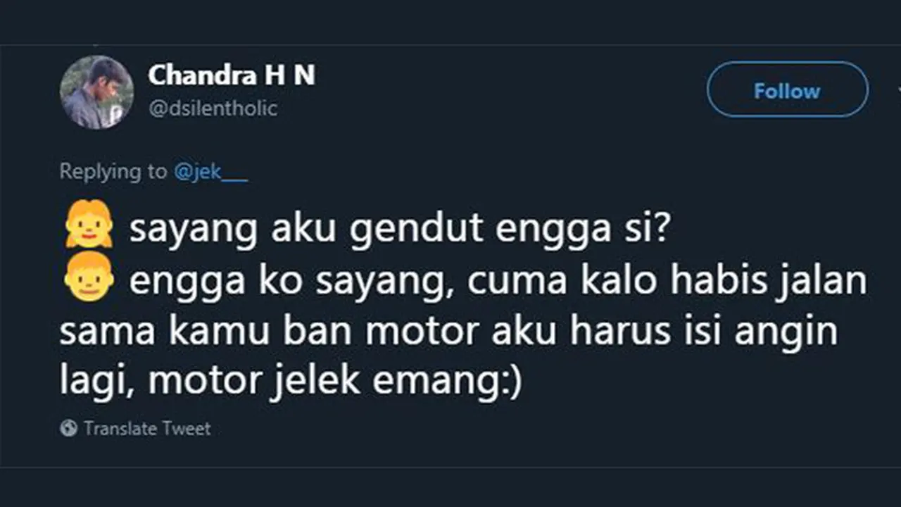 7 Jawaban Kocak Pria Saat Ditanya Pacar 'Aku Gendutan Enggak ...