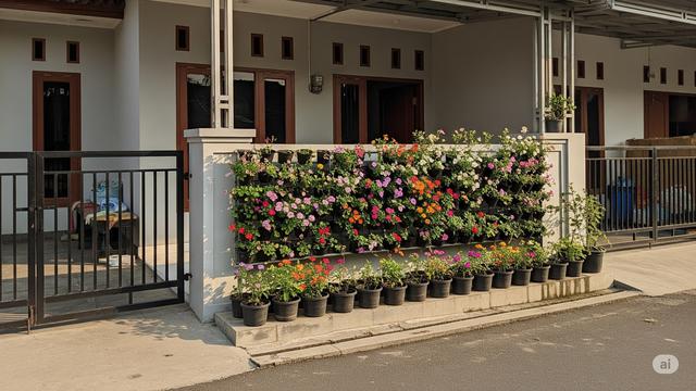 10 Cara Menata Bunga di Teras Rumah Sederhana 2025, Tampak Luas & Indah