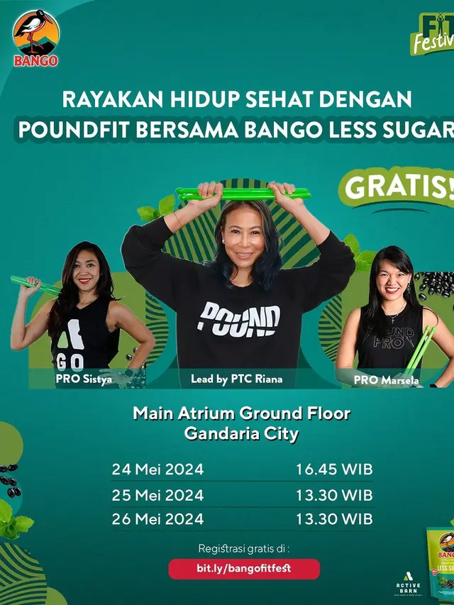 Yuk, Rayakan Hidup Sehat dengan Cara yang Lezat di Bango Less Sugar Fit Festival! - Lifestyle ...