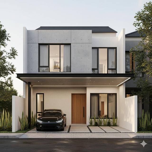 7 Gambar Rumah Minimalis Cor Dak, Inspirasi Hunian Kokoh dan Bergaya ...