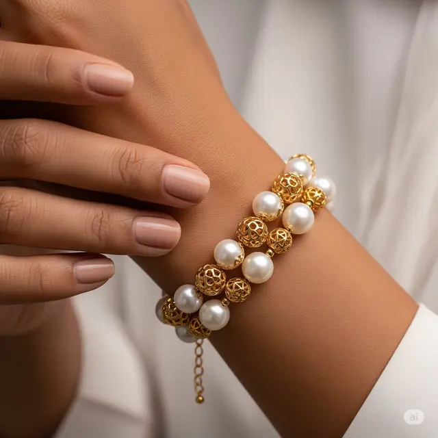 7 Contoh Model Gelang Mutiara Terbaru 2025, Cocok untuk Aktivitas ...