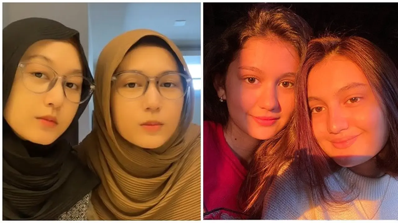6 Potret Shafa dan Shaira, Saudara Kembar Disebut Mirip Zoe dan Laura Jackson - Hot Liputan6.com