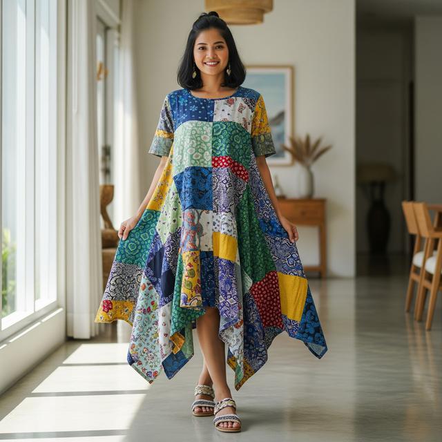7 Model Daster dari Kain Perca yang Cantik untuk Tampilan Santai di Rumah