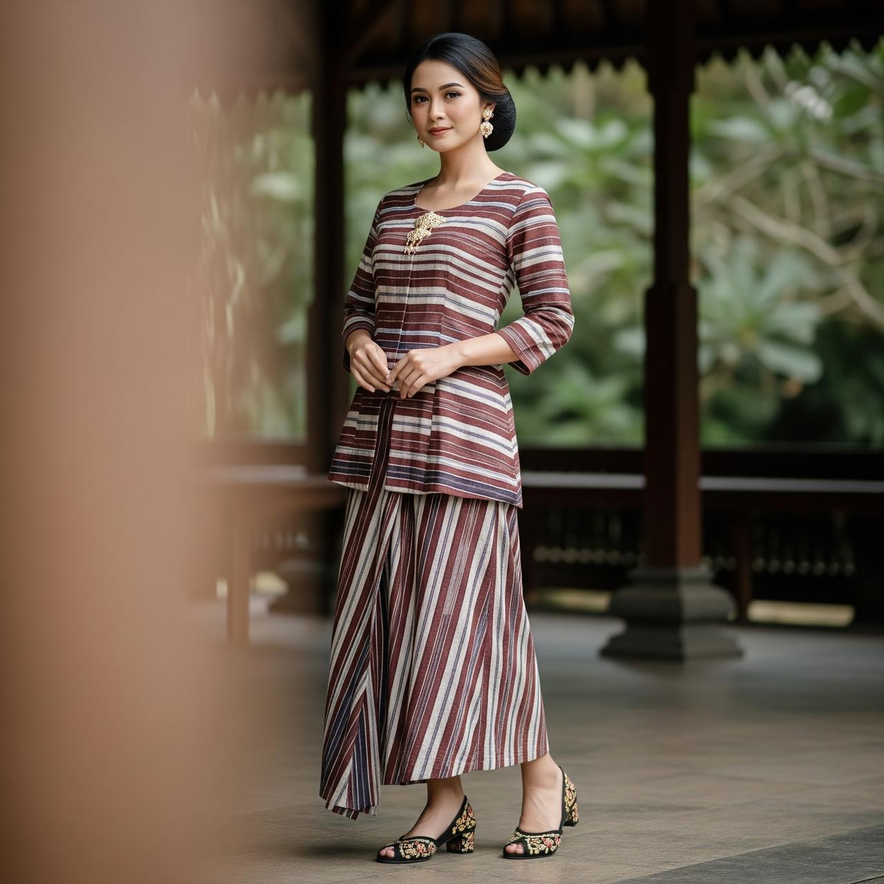 7 Model Baju Lurik Adat Jawa yang Stylish, Kombinasi Tradisi dan Tren ...