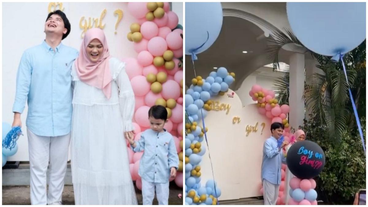 6 Momen Alvin Faiz dan Henny Rahman Gelar Gender Reveal Party di Tujuh ...