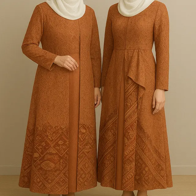 7 Model Gamis Brokat Couple Ibu dan Anak Terbaru 2025, Cocok untuk ...