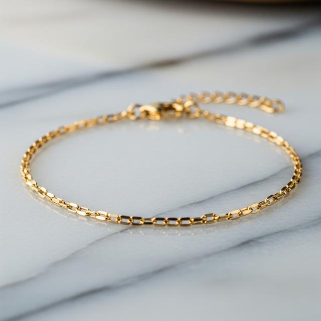 12 Desain Gelang Emas Tipis yang Cocok untuk Acara Formal, Simple tapi ...