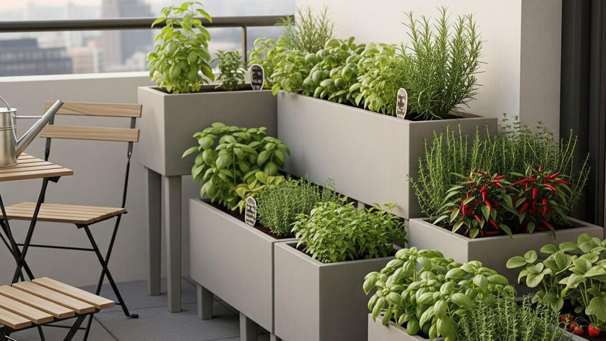 10 Inspirasi Desain Kebun Mini Rumah Modern dengan Planter Box Beton ...