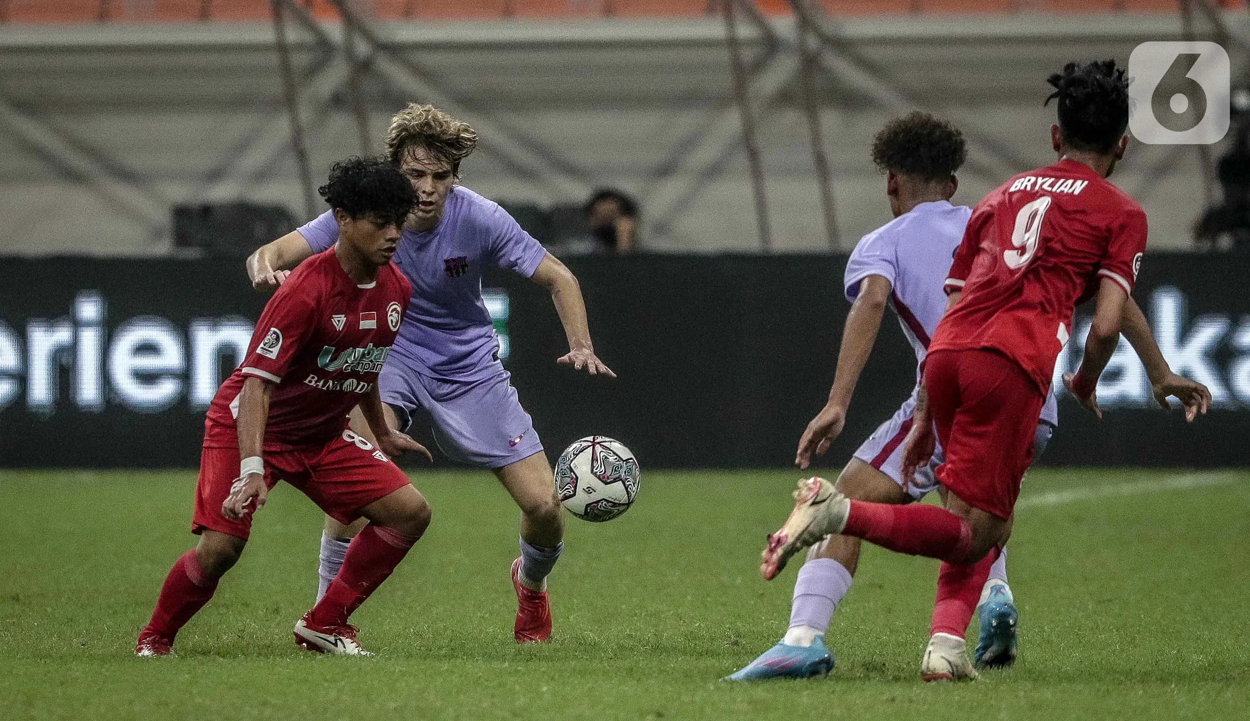 FOTO: Indonesia All Star U-20 Tahan Imbang FC Barcelona U-18 di IYC ...