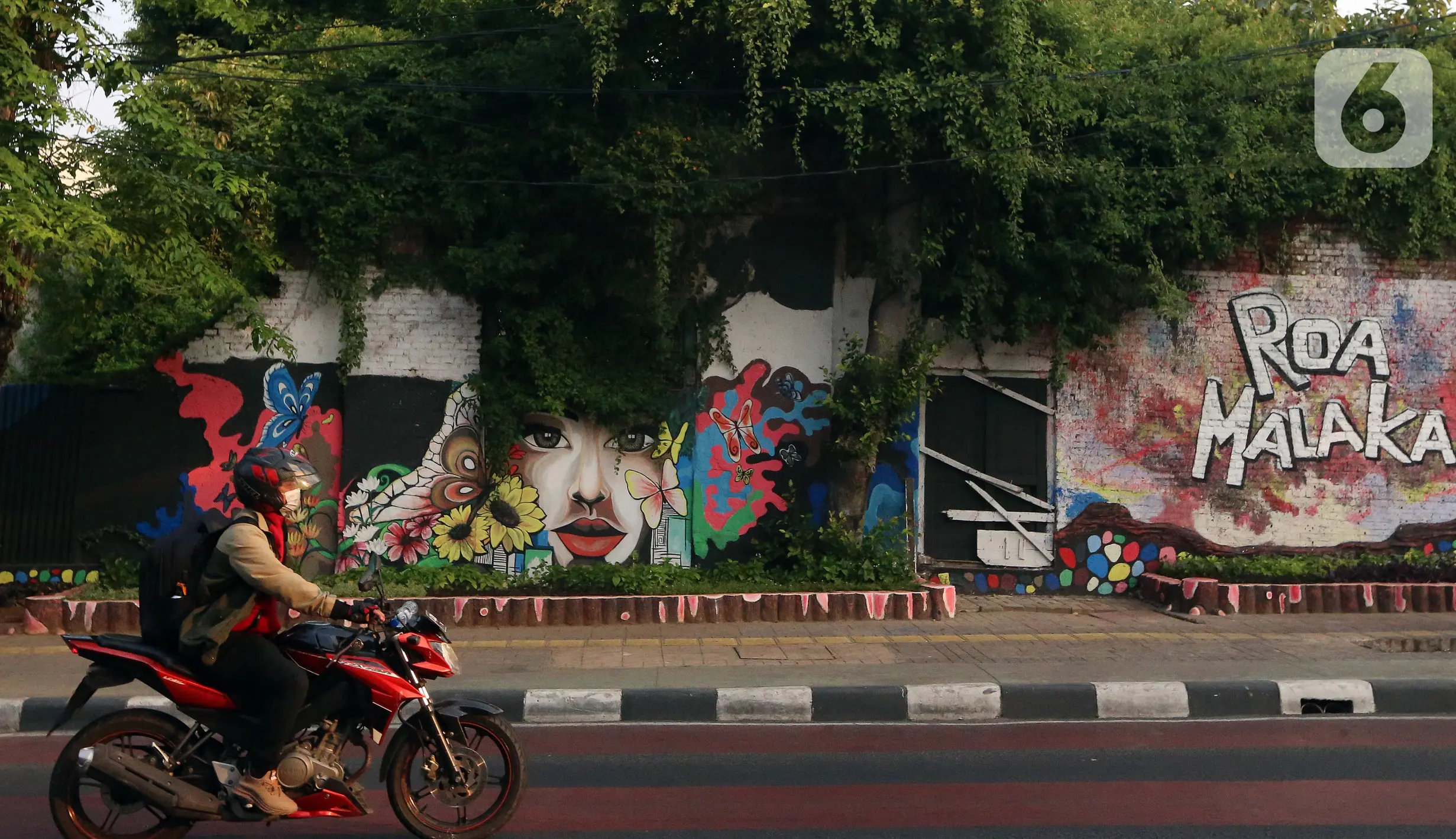 Kreativitas Seni Mural untuk Percantik Kota - Foto Liputan6.com