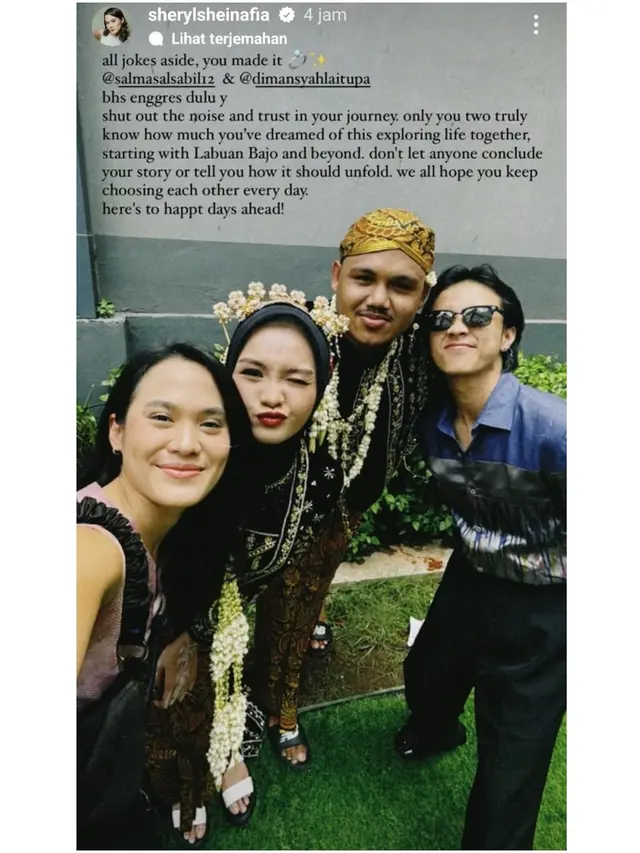 Kondangan Bareng ke Surabaya, Ini 6 Potret Kedekatan Bisma dan Sheryl ...