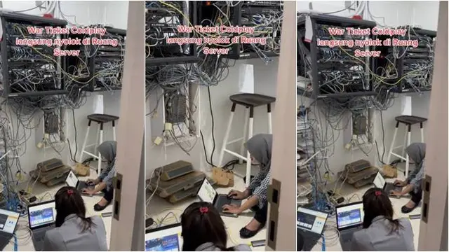 Dari Ruang Server Hingga Warnet, Ini Momen War Tiket Coldplay yang Niat Banget - Hot Liputan6.com
