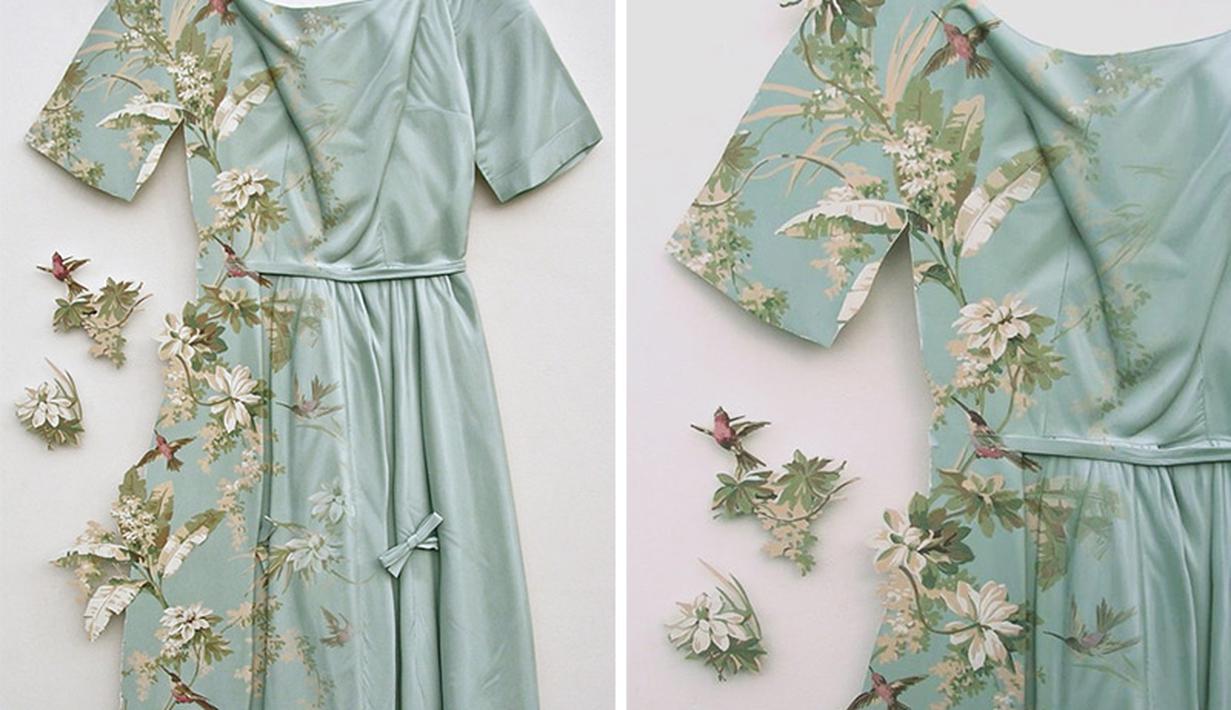 Bertema Alam, Baju-Baju Cantik Ini Menyatu Dengan Daun Sungguhan ...