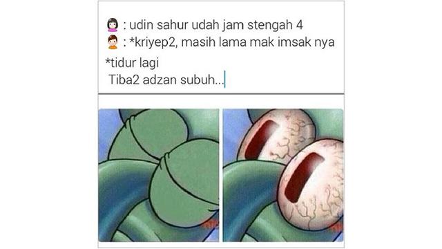 5 Meme Makan Sahur Ini Kocak Abis, yang Jomblo Sabar Ya! - Hot Liputan6.com