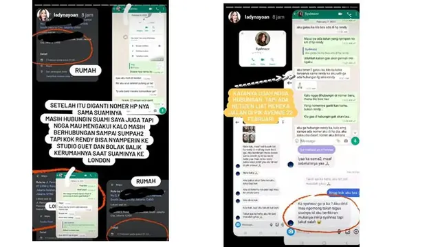 10 Potret Diduga Chat Mesra Syahnaz dengan Rendy Kjaernett yang ...