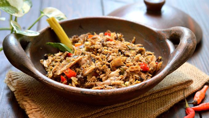 Resep Tongkol Suwir Pedas Kemangi Food