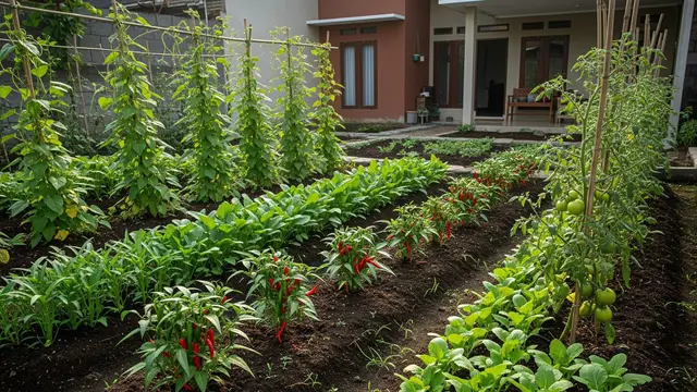 6 Model Kebun Sayur di Pekarangan Rumah yang Praktis dan Produktif