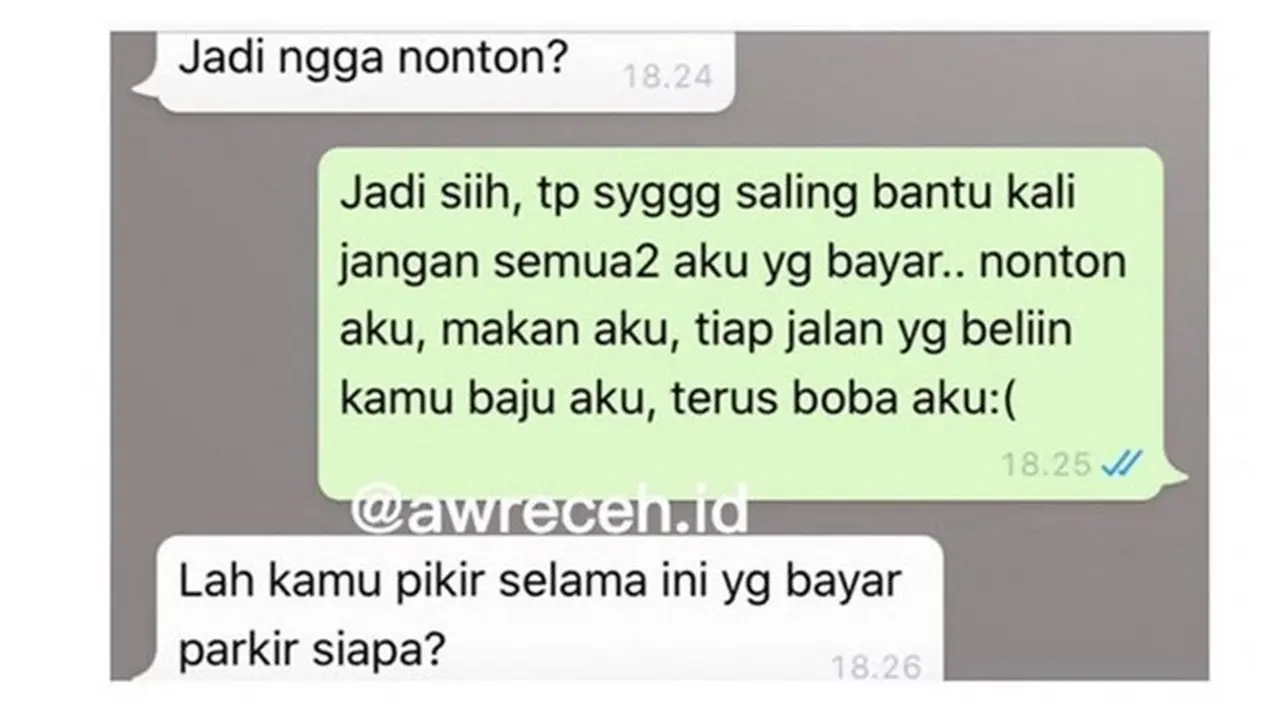 6 Chat Ajak Gebetan Nonton Film di Bioskop Ini Balasannya Tak Terduga - Hot Liputan6.com