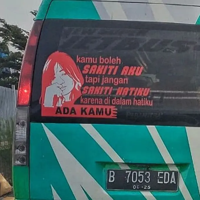 10 Tulisan di Bak Truk Soal Patah Hati, Bacanya Serasa Hati Teriris ...