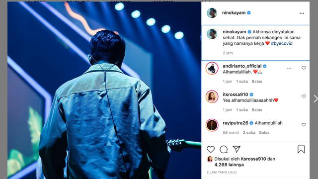 Nino RAN Negatif Covid-19, Ngaku Kangen Kerja dan Siap Berkarya Lagi ...